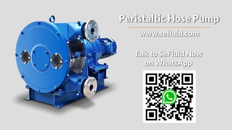 Peristaltic hose pump SEP75 with extra durable hoses