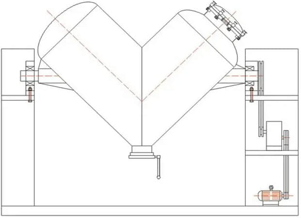 V Blender Mixer SEVB20, Great Powder Mixing | SeFluid